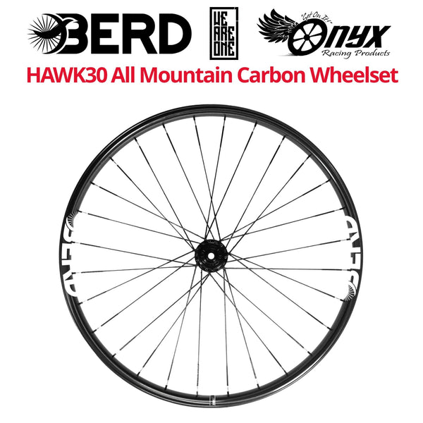 Berd / We Are One / Onyx HAWK30 29" All Mountain/Enduro Carbon Wheelset | Bikecomponents.ca